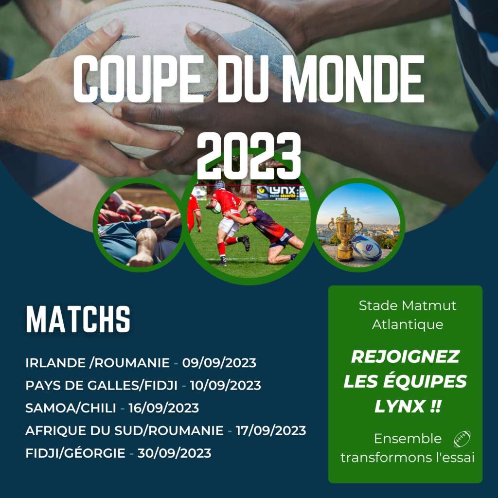 Coupe du Monde de Rugby 2023 - Groupe LYNX